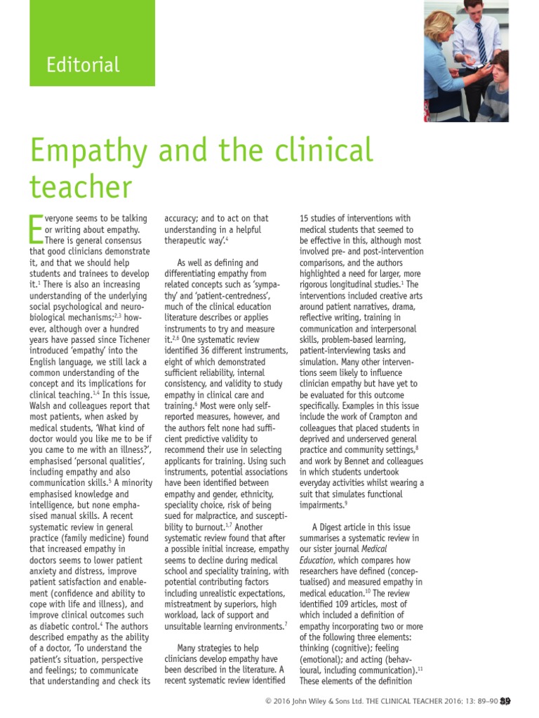 2016-The - Clinical - Teacher (Clinical Teaching Lesson Plan) | PDF ...