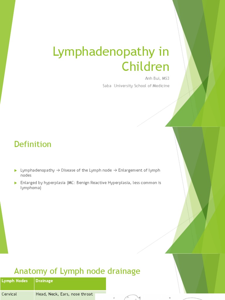 Lymphadenopathy in Children | Lymphoma | Lymphatic System