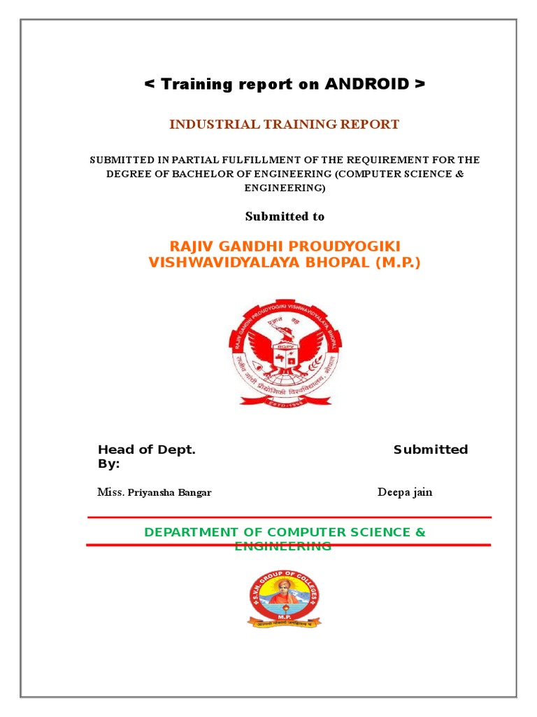 Training | PDF | Eclipse (Software) | Android (Operating System)