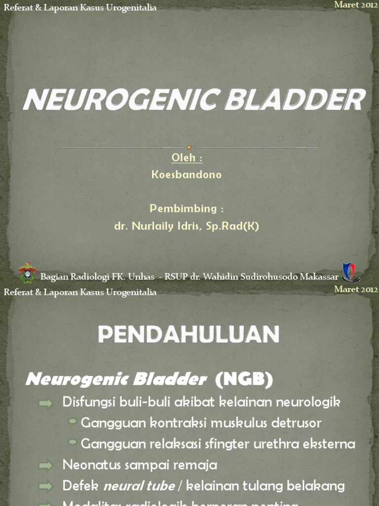 Pp Neurogenic Bladder Pdf