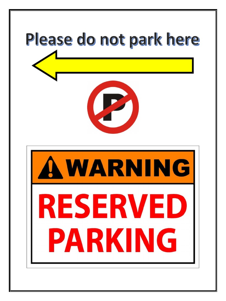 Please Do Not Park Here | PDF