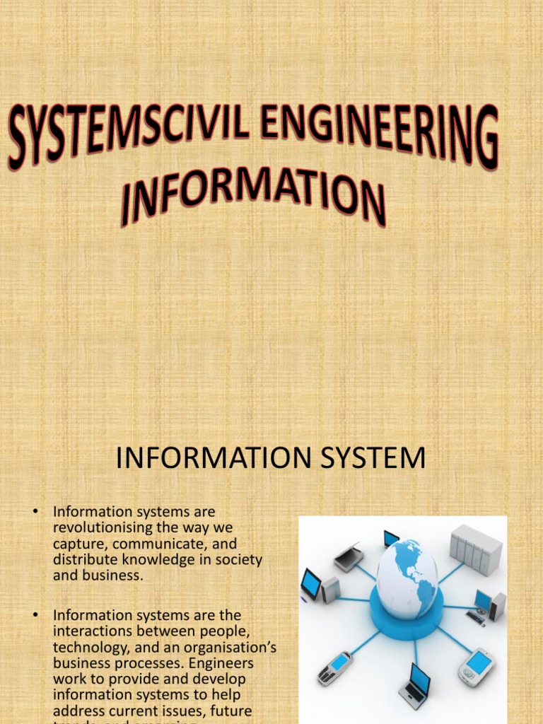 1.system Civil Engineering Information | PDF | Conceptual Model ...