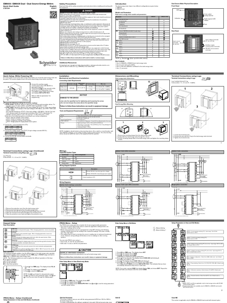 Schneider | PDF | Equipment | Electricity