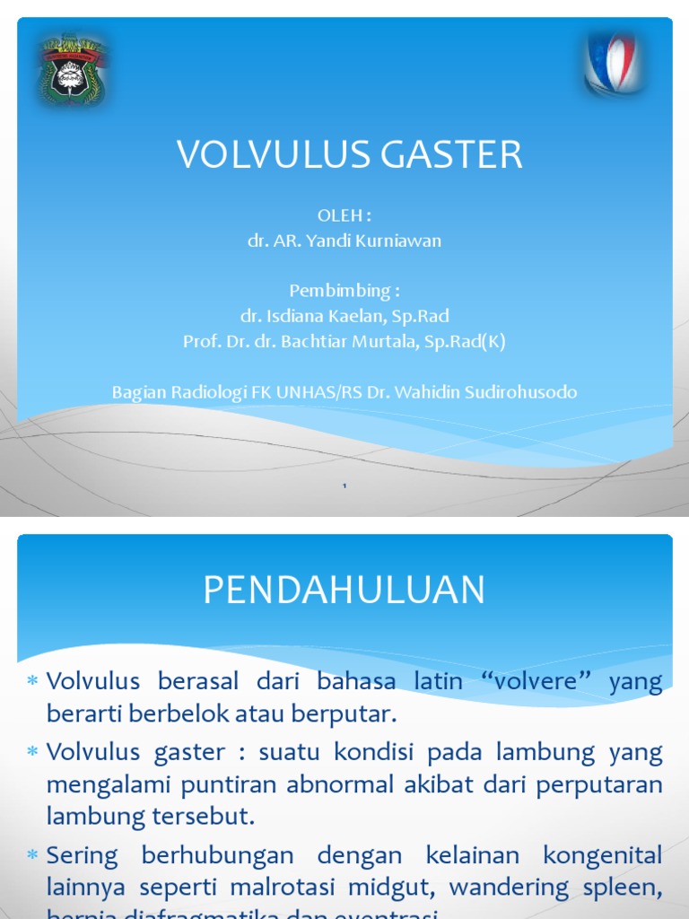 Volvulus Gaster | PDF