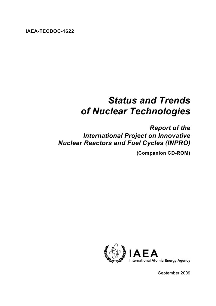 Iaea Tecdoc 1622 | PDF | Nuclear Reactor | Pressurized Water Reactor