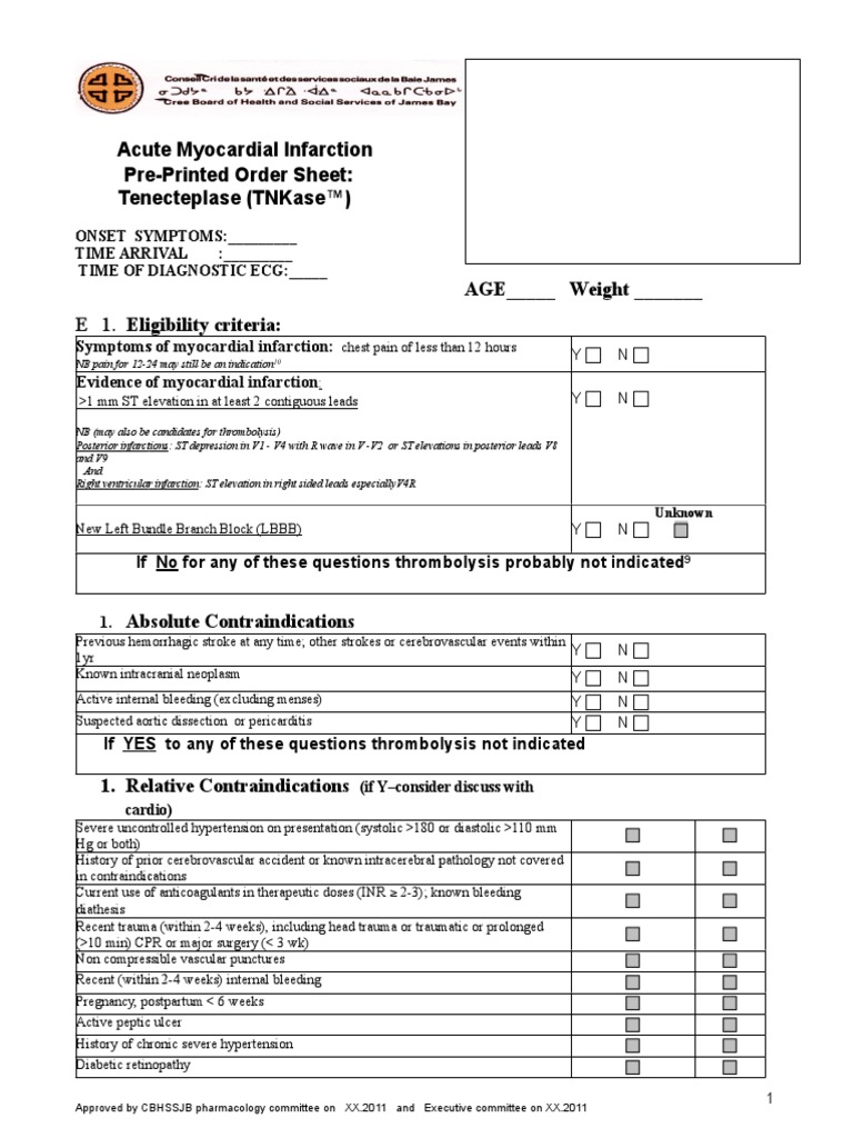STEMI Thrombolysis Protocol STElevation MI | Myocardial Infarction | Stroke