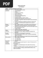 Education Notes For DPTE AND DECTE | PDF | Teachers | Curriculum