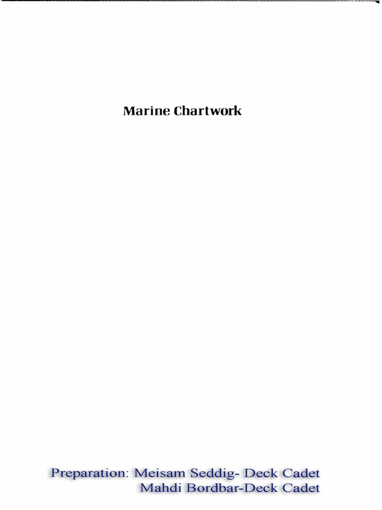 Marine Chart Work (D.a.moore) | PDF | Latitude | Equator