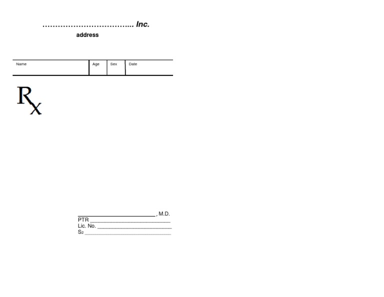 Medicine Receipt | PDF