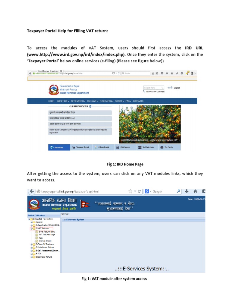 VAT Return Help File | PDF | Login | Password