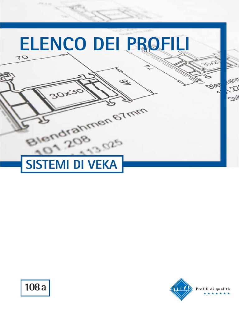 Catalogo Tecnico Profili Veka | PDF