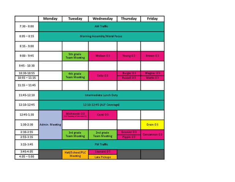 Drain Schedule 17.18 | PDF