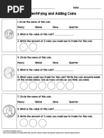 Coin Problems Answer Key | PDF