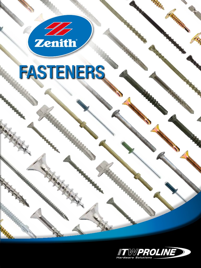Zenith Fasteners 13_Catalogue | Screw | Security Interest | Free 30-day ...