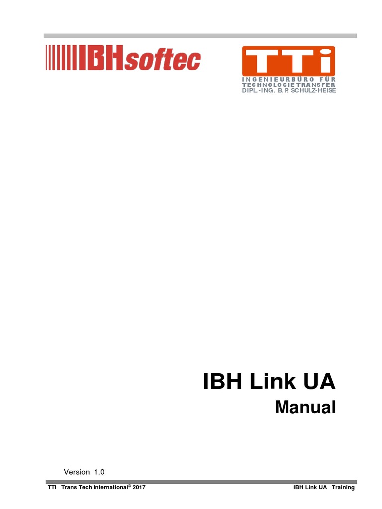 IBH Link UA Manual PDF | PDF | Computer Standards | Computing