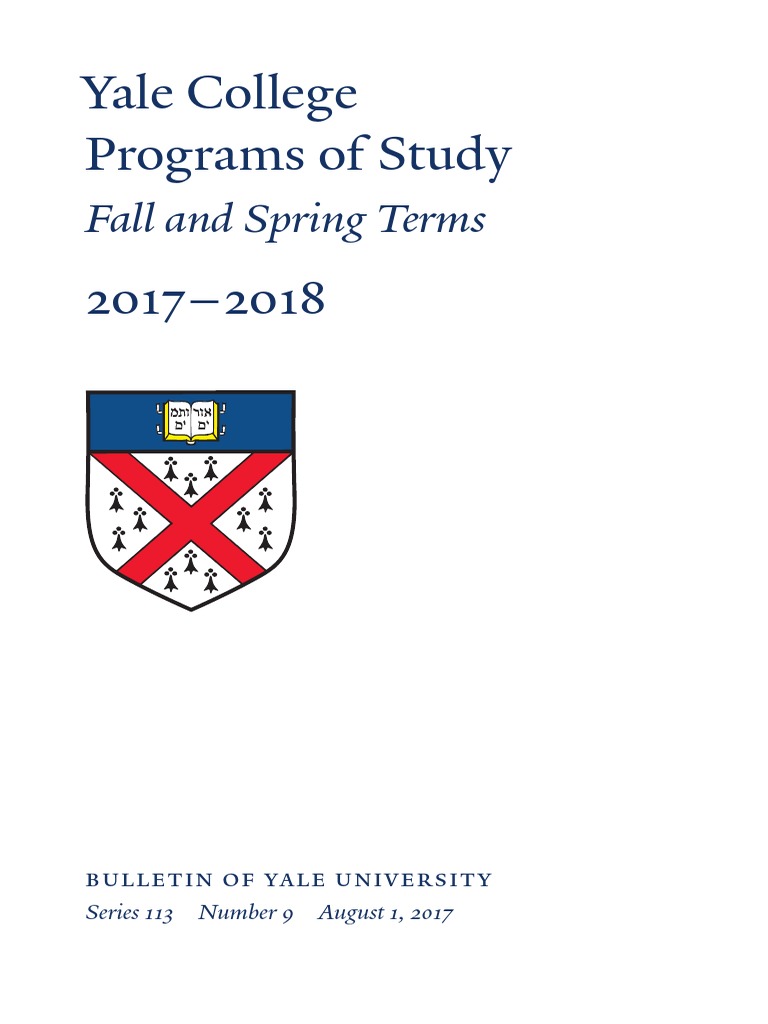 2017 18 Ycps PDF | PDF | Yale University | Bachelor's Degree