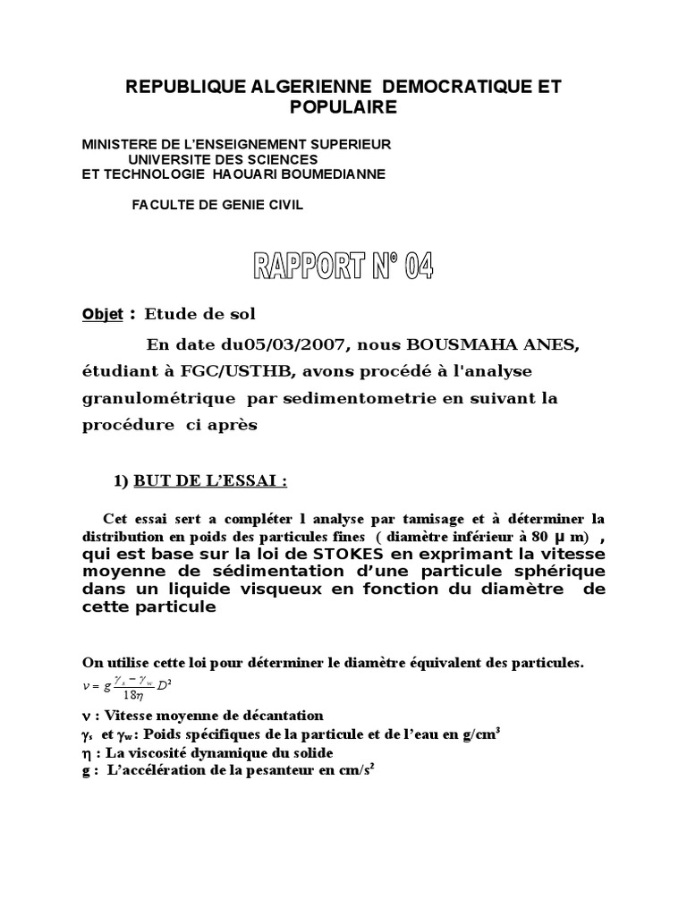 @TP4 MDS | PDF | Grandeur physique | Sciences physiques