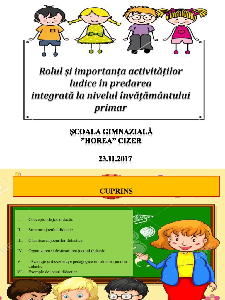 Jocul Didactic | PDF