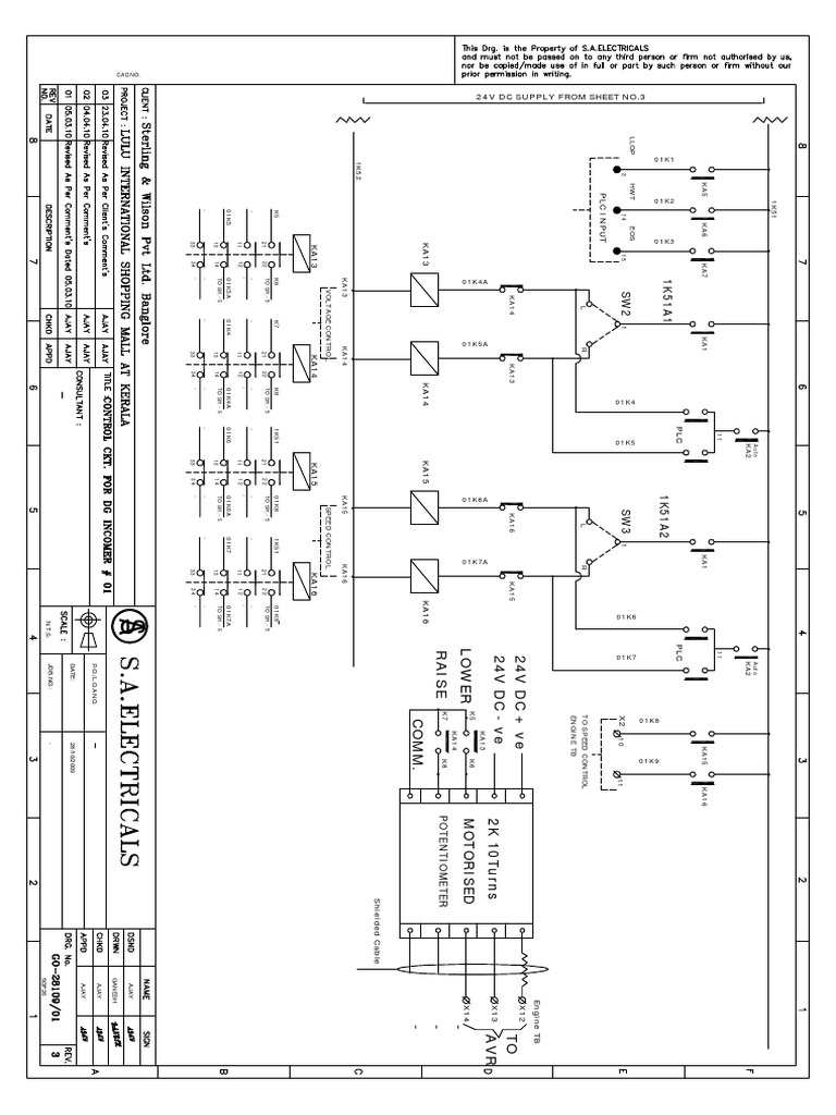 DG Incomer 1 - 5 | PDF | Electricity | Electrical Engineering