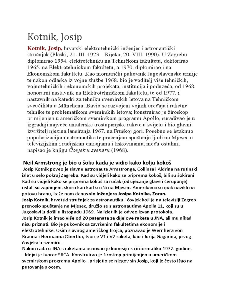 Kotnik | PDF