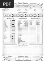 Project Moon TRPG Character Sheet | PDF