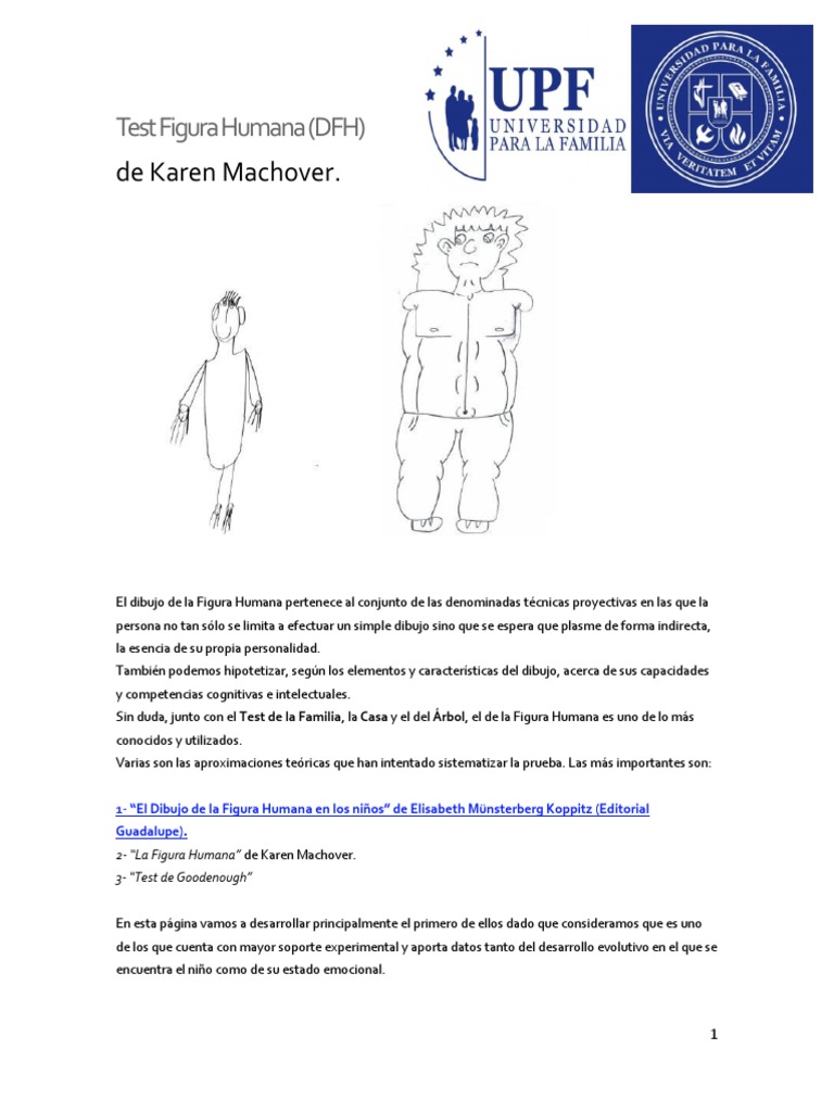 Figura Humana Machover | Adultos | Dibujo