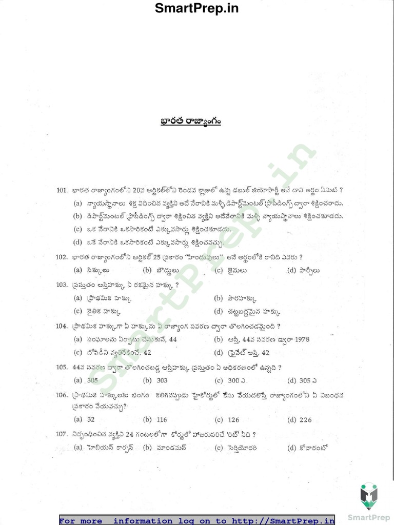 100 Indian Polity Bits 2 Opt PDF | PDF