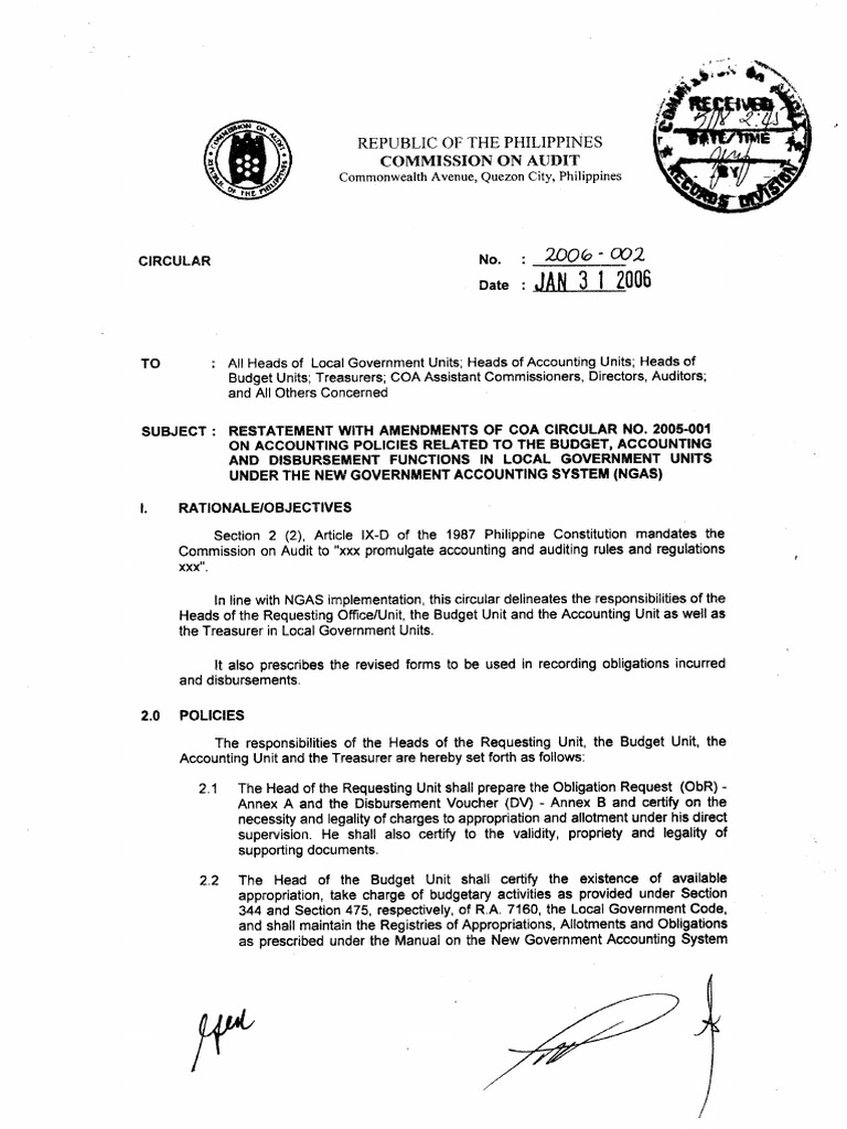 Republic of The Philippines: Commission On Audit | PDF | Audit | Government