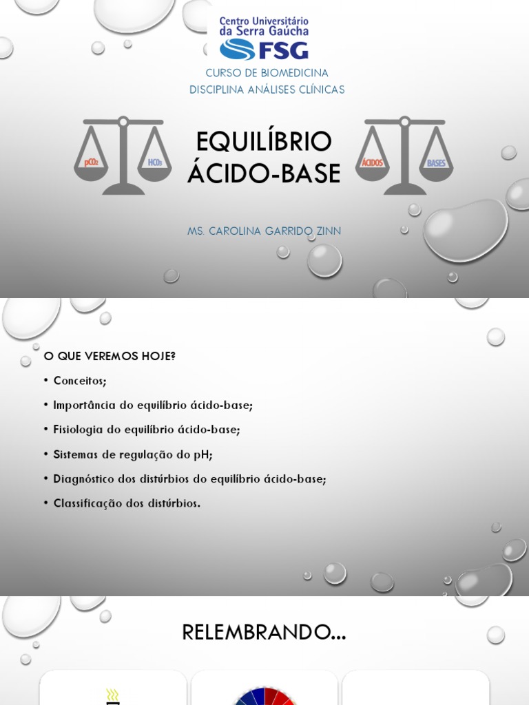 Equilíbrio Ácido Base | Solução Tampão | Fisiologia