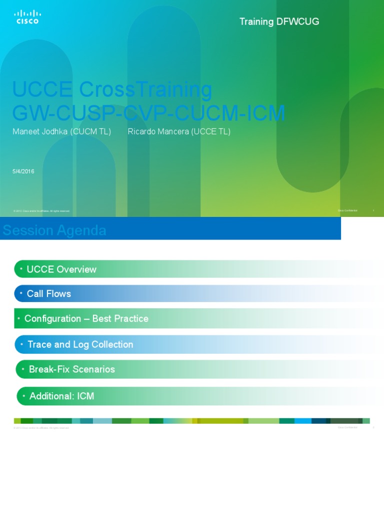 UCCE CrossTraining | PDF | Session Initiation Protocol | Interactive ...