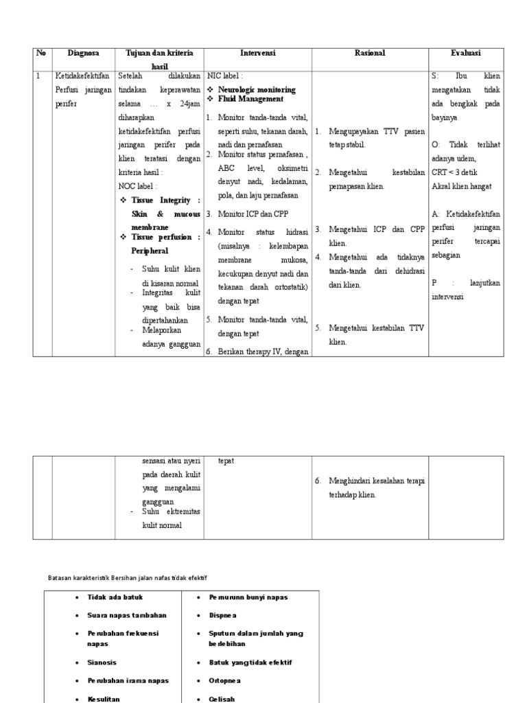 Ketidakefektifan Perfusi Jaringan Perifer | PDF