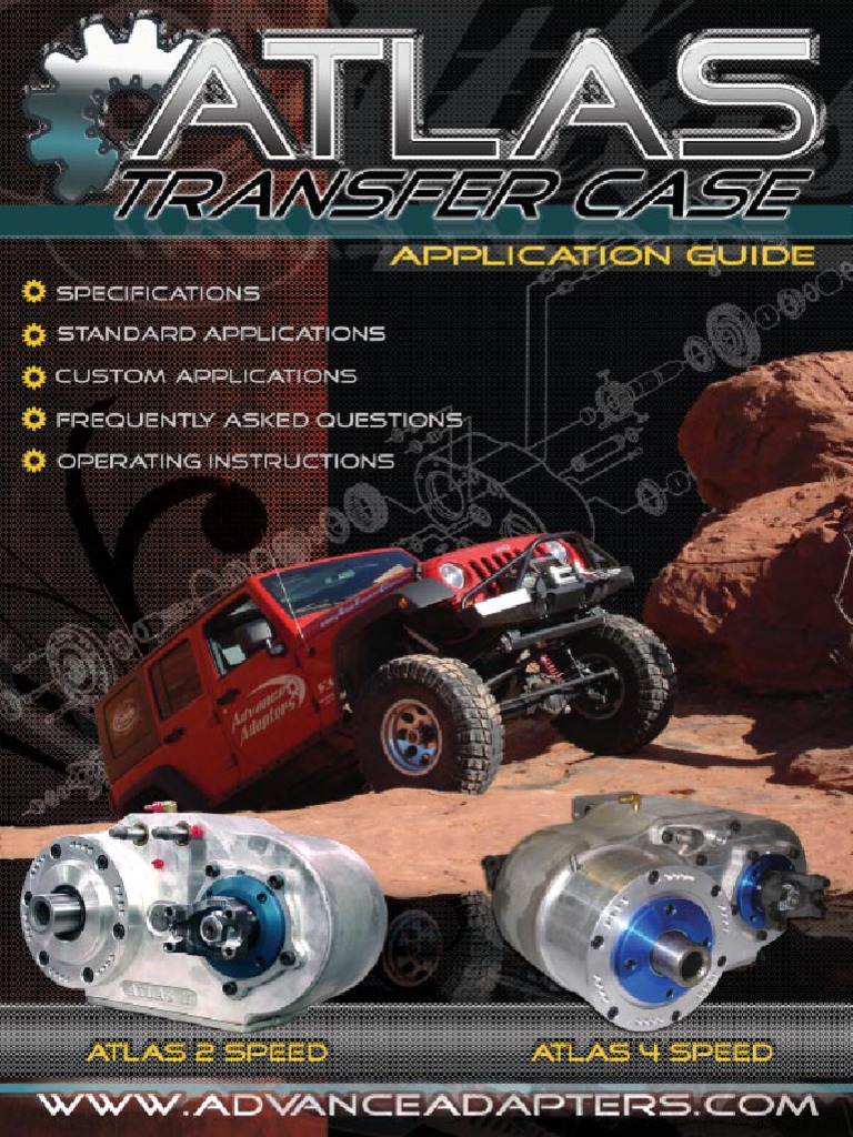 Atlas Transfer Case Application Guide | PDF | Transmission (Mechanics ...