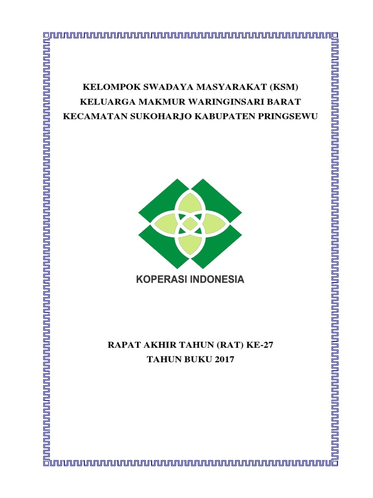 Kelompok Swadaya Masyarakat | PDF