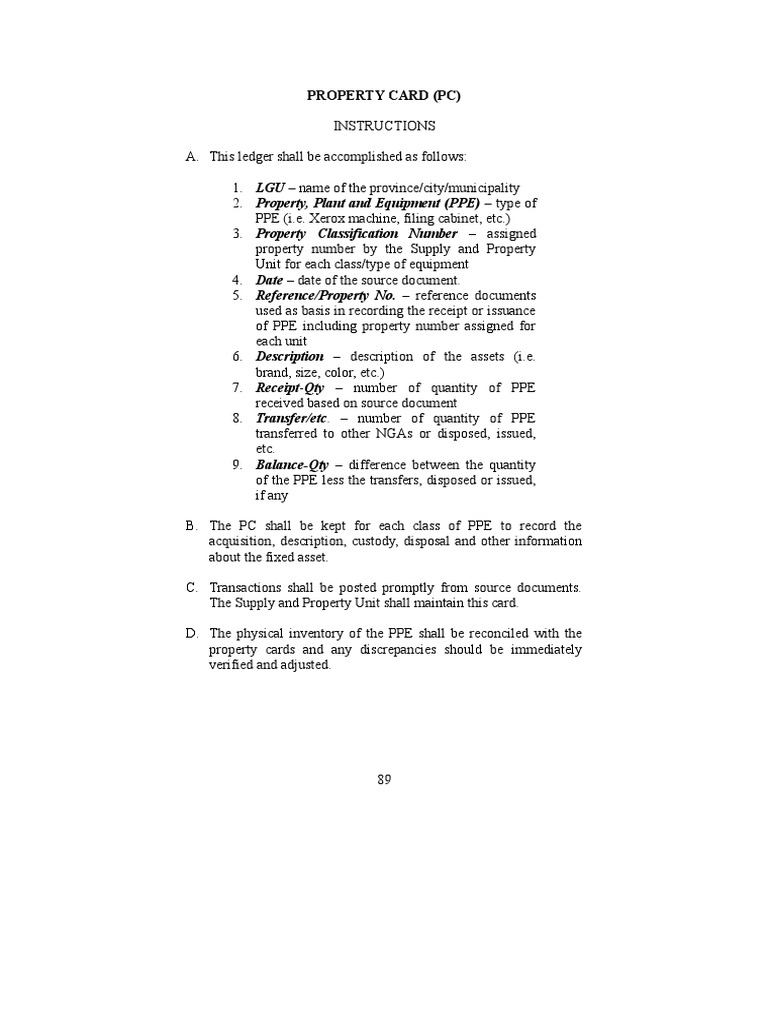 A-37 Property Card | PDF