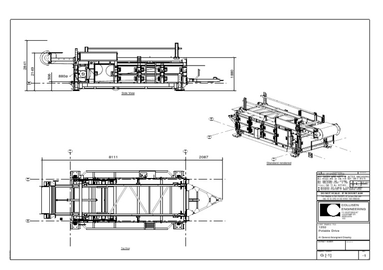 G - 1 - A1 General Arrangment Drawing | PDF | Metalworking | Mechanical ...