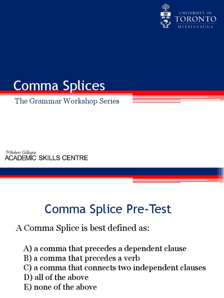 Comma Splices BI Revision | PDF | Comma | Linguistics