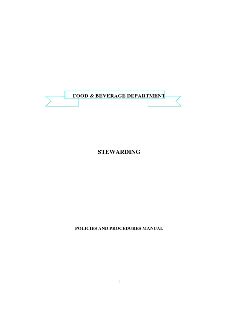 Stewarding Trainning | Download Free PDF | Waste | Foods
