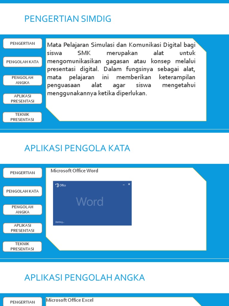 Pengertian Simdig | PDF | Karier & Perkembangan | Komputer