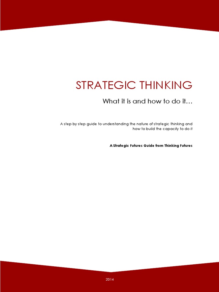 Strategic Thinking January 2014 PDF | PDF | Strategic Thinking ...