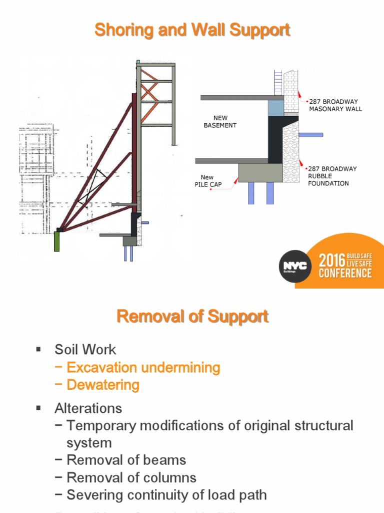 Temporary Support For Existing Building PDF | PDF