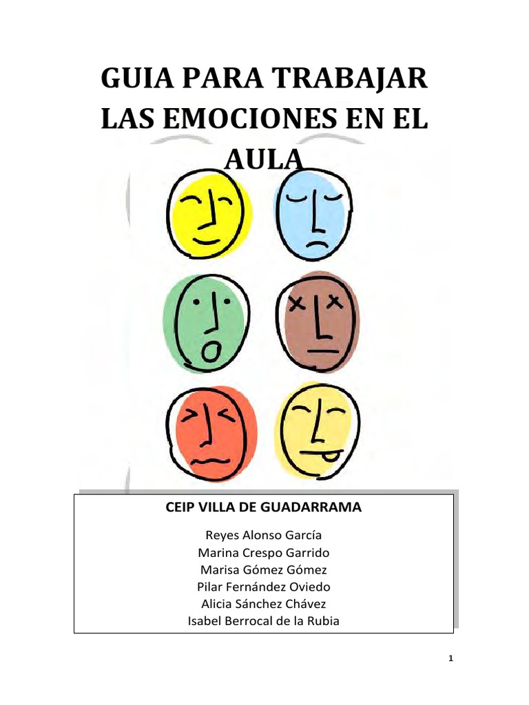 Guia Emociones | PDF | Inteligencia emocional | Las emociones