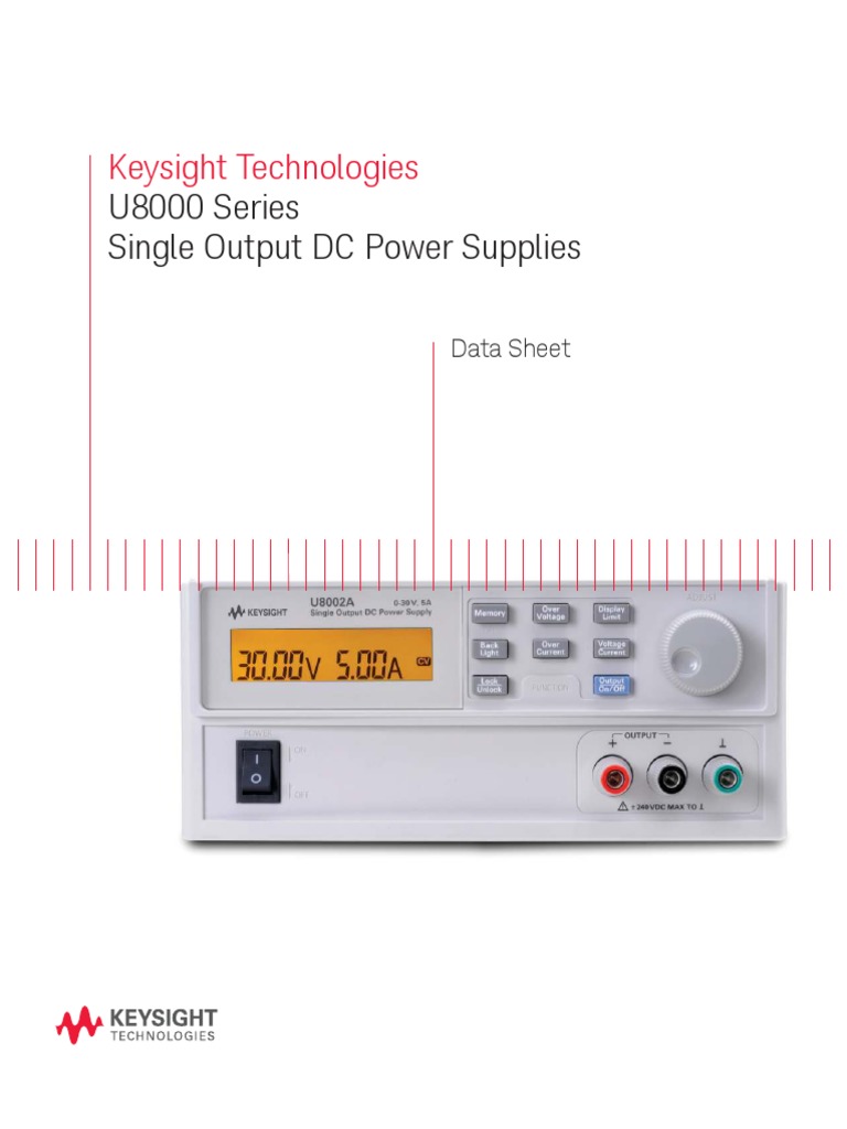 DC Power Supply Agilent | PDF | Power Supply | Electrical Engineering