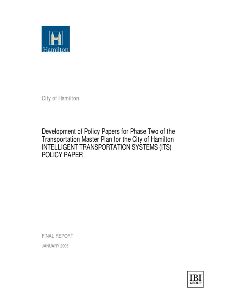 TMP Paper New Technologies | PDF | Traffic | Infrastructure
