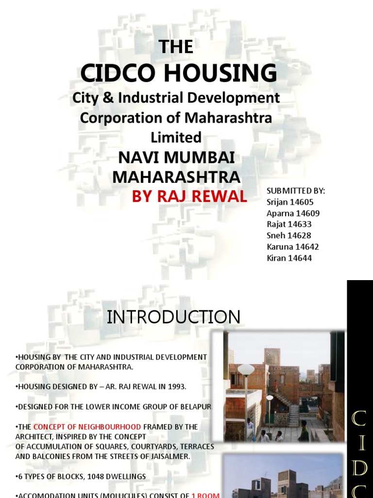 CIDCO Housing: An Analysis of the Low-Cost Housing Development in ...
