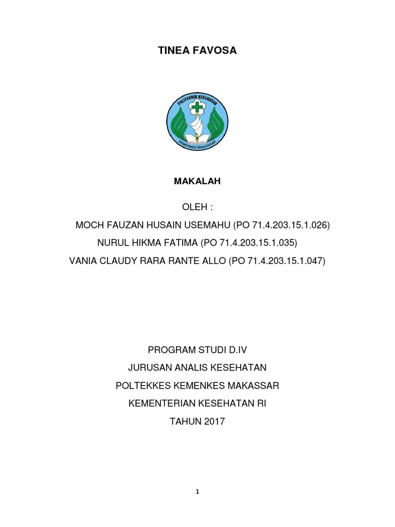Tinea Favosa | PDF