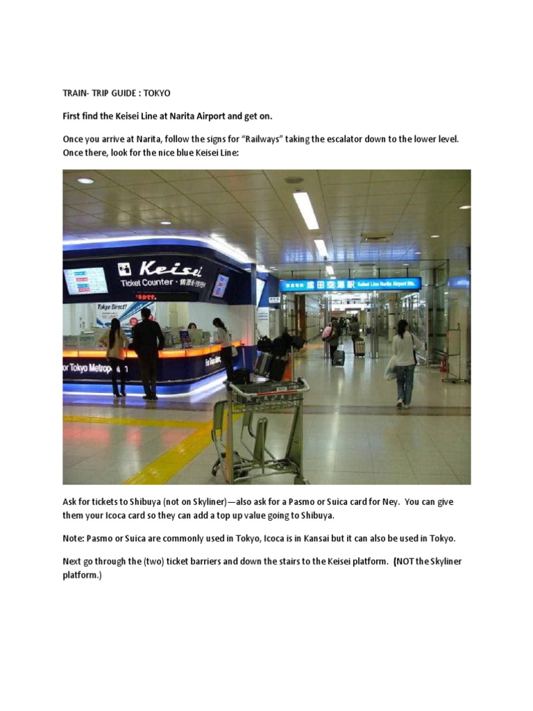 First Find The Keisei Line at Narita Airport and Get On | PDF | Travel