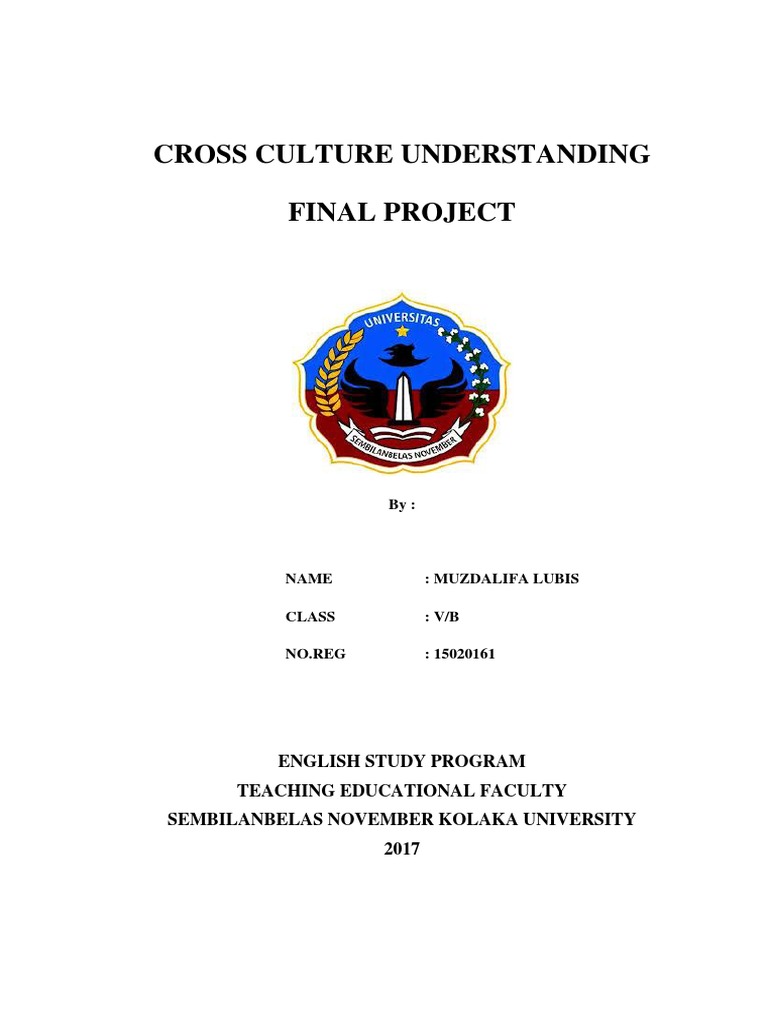 Cross-Cultural Understanding Project | PDF | Nonverbal Communication ...