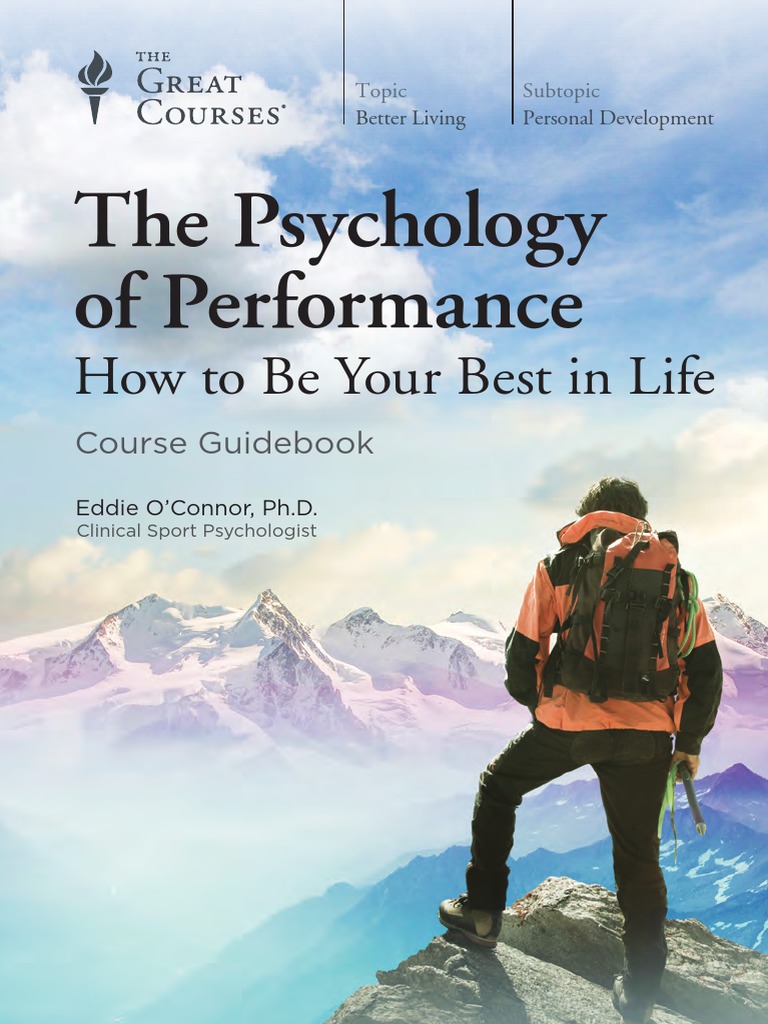 1699 Psychology of Performance | Psychotherapy | Clinical Psychology