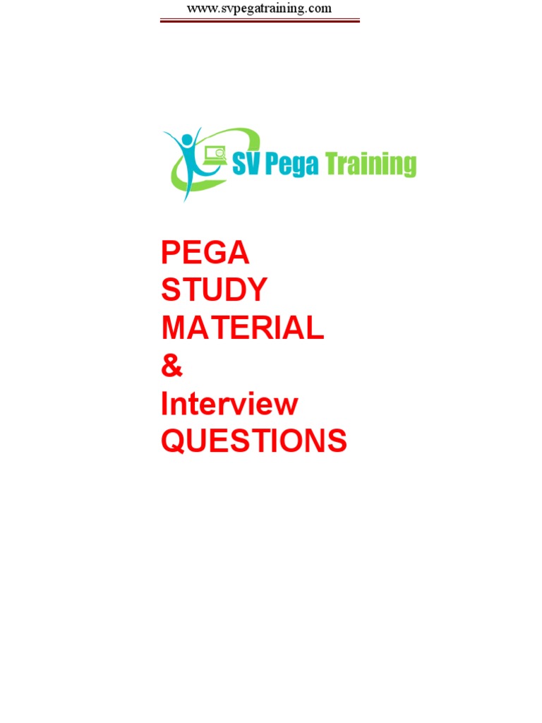 Pega Study Tutorial Interview Questions | PDF | Business Process ...