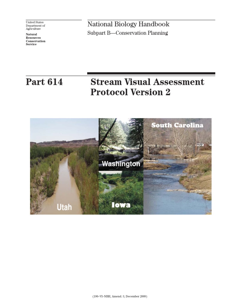 Stream Visual Assessment Protocol Version 2: National Biology Handbook ...